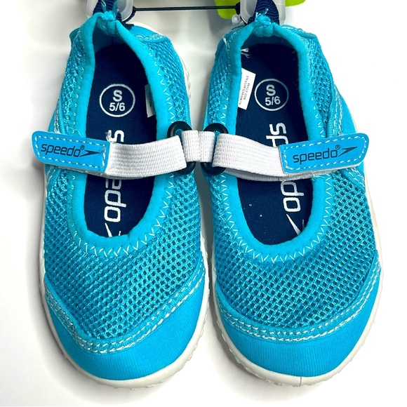 Speedo | Shoes | New Size 56 S Speedo Girls Blue Swim Shoes | Poshmark